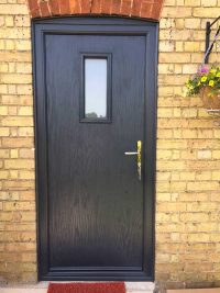 Double rebate replacement front door in Ramsey - Apple Home Improvements
